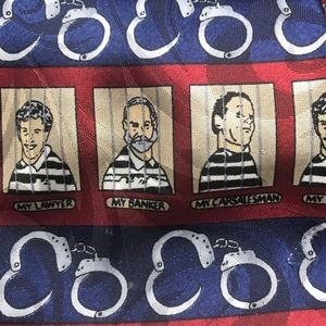 everyday | Accessories | Jailbirds People In Prison Mens Graphic Tie ...